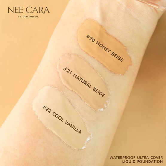 NEE CARA WATERPROOF LIQUID FOUNDATION 30g - ThaiPick