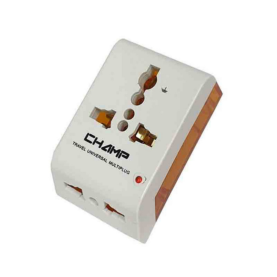 Champ ปลั๊ก 3 ทาง สีหวาน รุ่น CH-803-A - ThaiPick