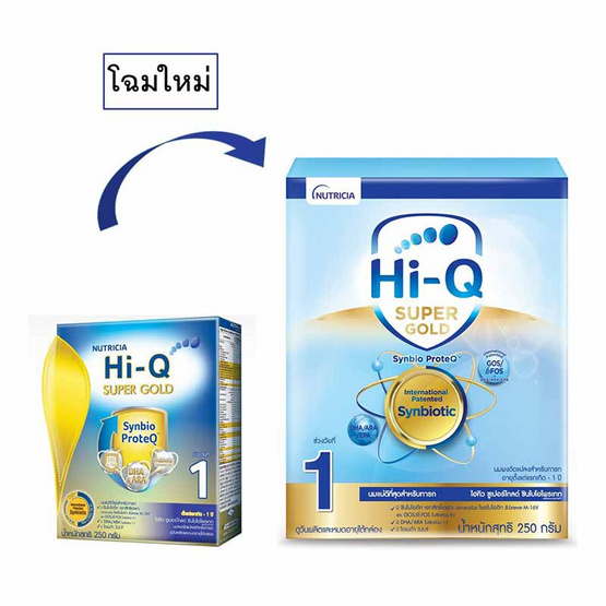Hi-Q ซุปเปอร์โกลด์ นมผงสูตร1 250 กรัม - ThaiPick