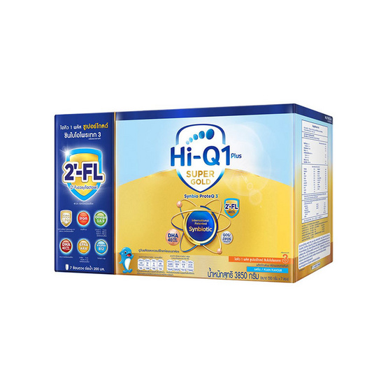 นมผงไฮคิว ซุปเปอร์โกลด์ สูตร 3 3,850 กรัม - ThaiPick
