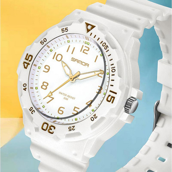 SANDA นาฬิกา รุ่น SW6019-WG - WHITE - ThaiPick