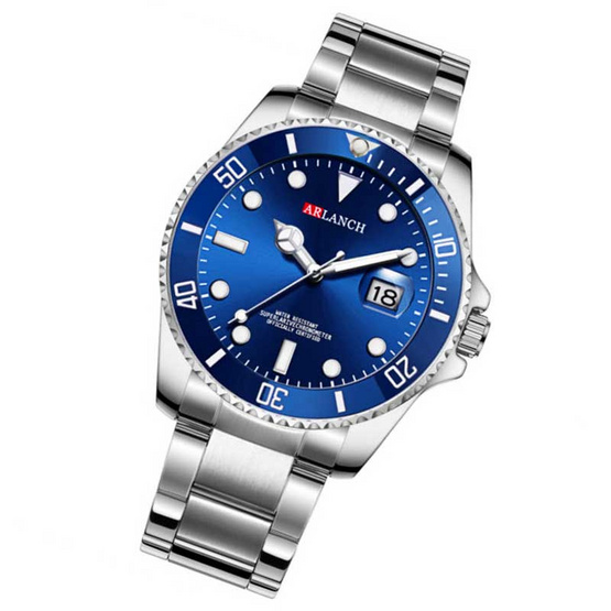 ARLANCH นาฬิกาข้อมือ รุ่น AL306-BL/GO - Blue - ThaiPick