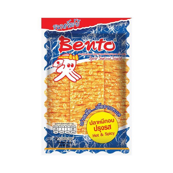 เบนโตะ ปลาหมึกอบรสปรุงรส 36 กรัม (แพ็ก 6 ชิ้น) - ThaiPick