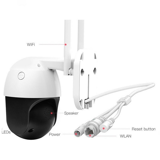Vstarcam กล้องวงจรปิด Ip Camera รุ่น CS64 - White - ThaiPick