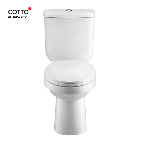 Cotto สุขภัณฑ์สองชิ้น รุ่น C13330 Sella 3/4.5 ลิตร - ThaiPick