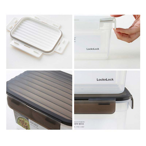 LocknLock กล่องถนอมอาหาร สีขาว LWC201WHT - ThaiPick