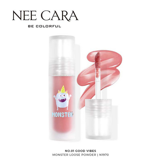 NEE CARA ลิปทินท์ MONSTER LIP TINT N1971 3.8 กรัม - ThaiPick