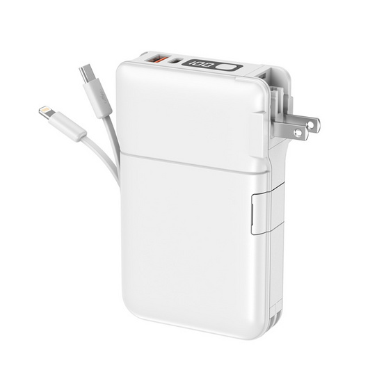 Alpha.X Power Bank 20000 mAh รุ่น ACP20PD - White - ThaiPick
