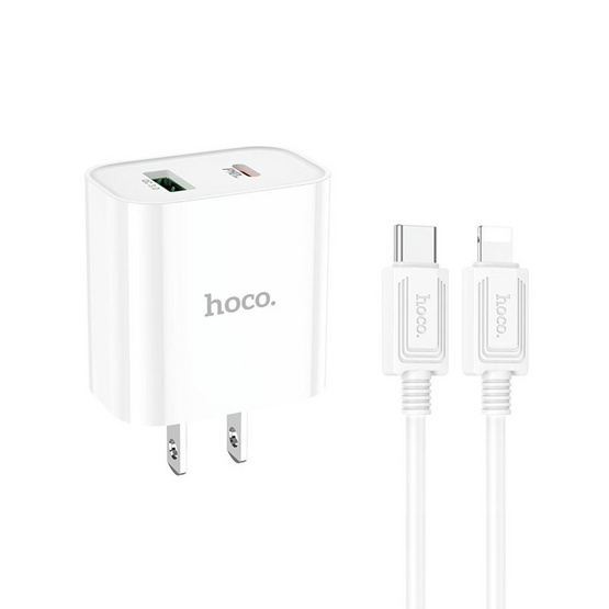 Hoco หัวชาร์จ รุ่น C80 - White - ThaiPick