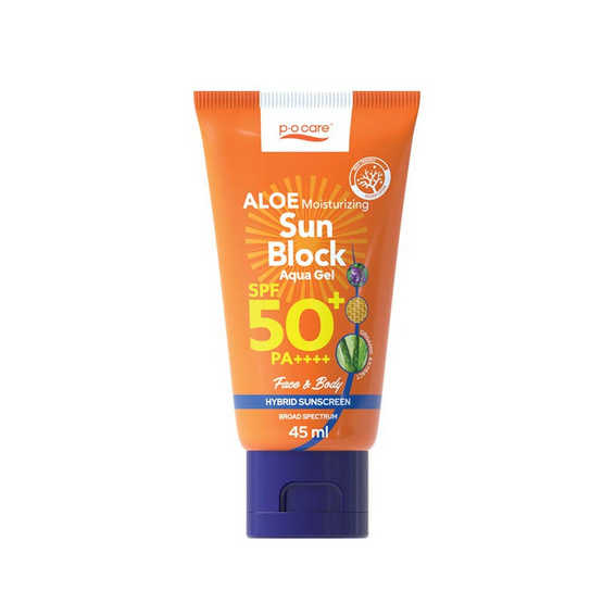 PO CARE ครีมกันแดด SUN BLOCK EXPERT FACIAL SPF50+ PA++++ 30 มล. - ThaiPick