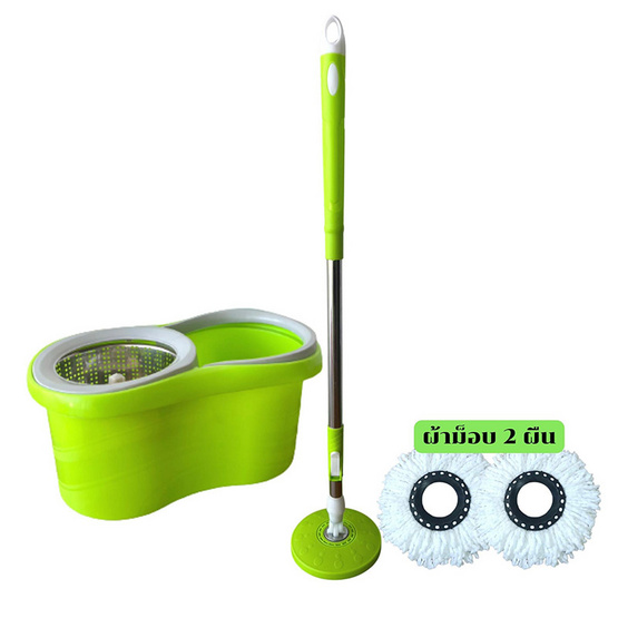 Easymop ผ้าอะไหล่ม็อบถูพื้นไมโครไฟเบอร์แบบสวม 3 ผืน - ThaiPick