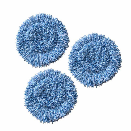 Easymop ผ้าอะไหล่ม็อบถูพื้นไมโครไฟเบอร์แบบสวม 3 ผืน - ThaiPick