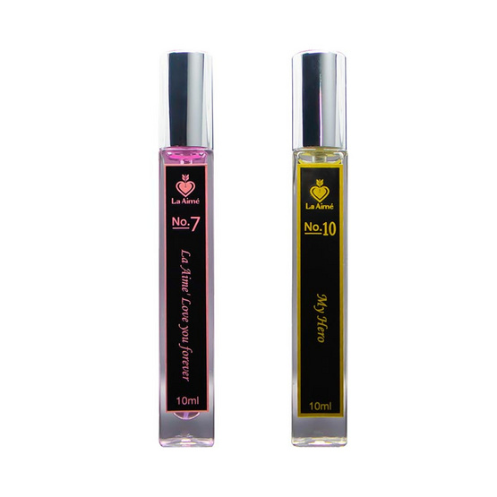 La Aime น้ำหอมเสริมดวงความรัก Perfume 10 มล. (แพ็กคู่) กลิ่น No.7 + No ...