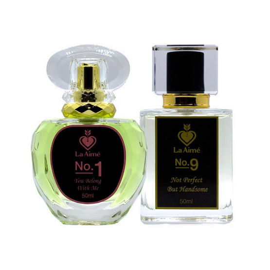 La Aime น้ำหอมเสริมดวงความรัก Perfume 50 มล. (แพ็กคู่) กลิ่น No.1 + No ...