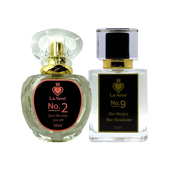 La Aime น้ำหอมเสริมดวงความรัก Perfume 50 มล. (แพ็กคู่) กลิ่น No.2 + No ...