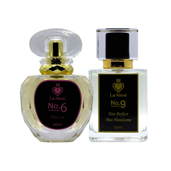 La Aime น้ำหอมเสริมดวงความรัก Perfume 50 มล. (แพ็กคู่) กลิ่น No.6 + No ...