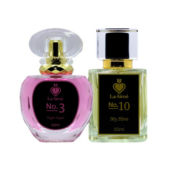 La Aime น้ำหอมเสริมดวงความรัก Perfume 50 มล. (แพ็กคู่) กลิ่น No.3 + No ...