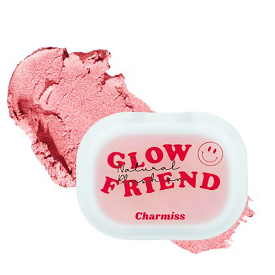 Charmiss บลัชออน Glowfriend Natural Blush On 4 กรัม - สีชมพู - ThaiPick