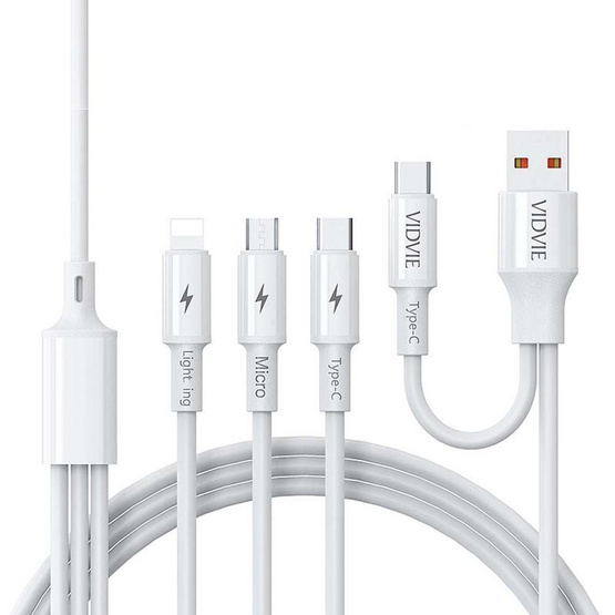 Vidvie หัวชาร์จ รุ่น PLM333i - White - ThaiPick