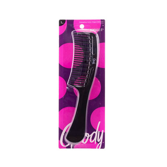 Goody หวีซี่ห่าง Mosaic Super Detangling Comb สีดำ - ThaiPick