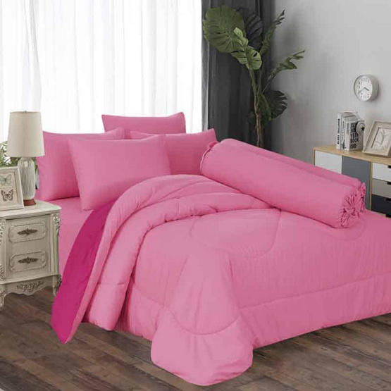 Frolina Microtex ผ้านวมขนาด 90x100 นิ้ว SF008 Bubblegum Pink - ThaiPick