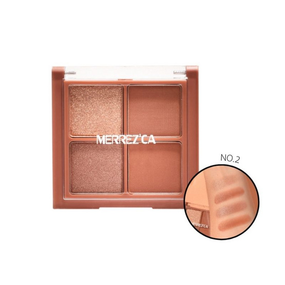 MERREZCA พาเลทอายแชโดว์ Eye Color Palette 4x1.8 กรัม สี #03 - ThaiPick